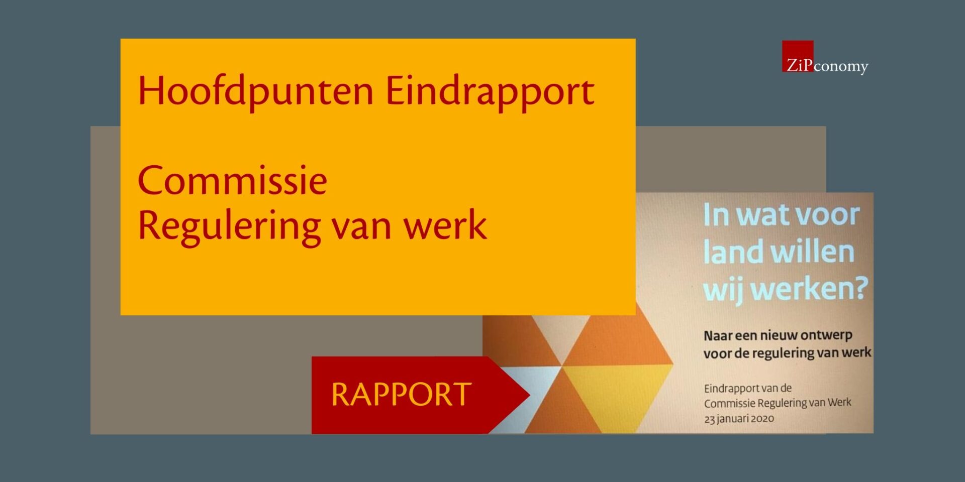 Alle voorstellen van de Commissie Regulering van Werk op een rij ...