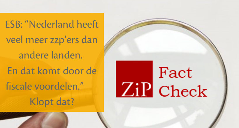 “Nederland heeft veel meer zzp’ers dan andere landen. En dat komt door ...