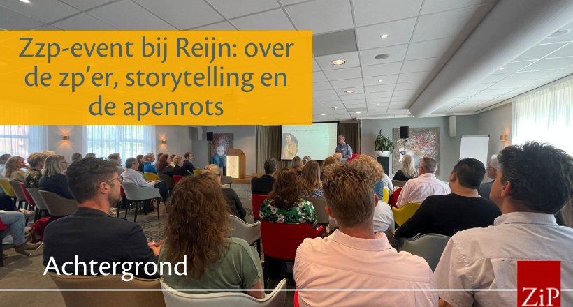 Zzp-event bij Reijn: over de zp’er, storytelling en de apenrots – ZiPconomy