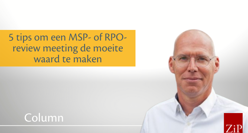 5 tips om een MSP- of RPO- review meeting de moeite waard te maken ...