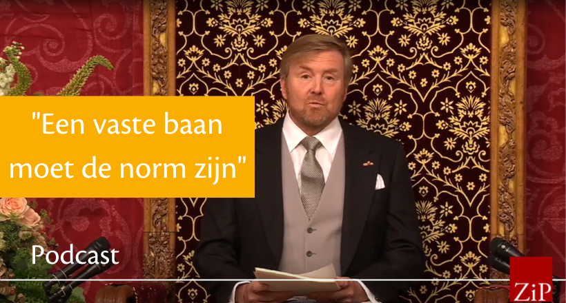 Koning: vaste baan moet de norm zijn – ZiPconomy