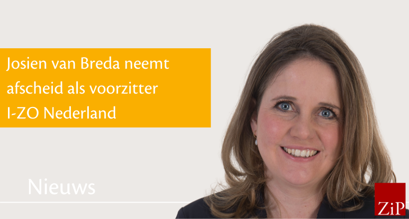 Josien van Breda neemt afscheid als voorzitter van I-ZO Nederland ...