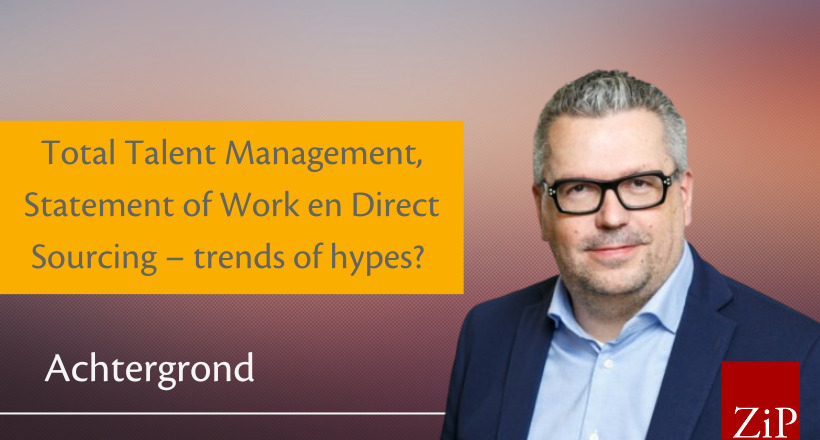 Total Talent Management, Statement of Work en Direct Sourcing – trends ...